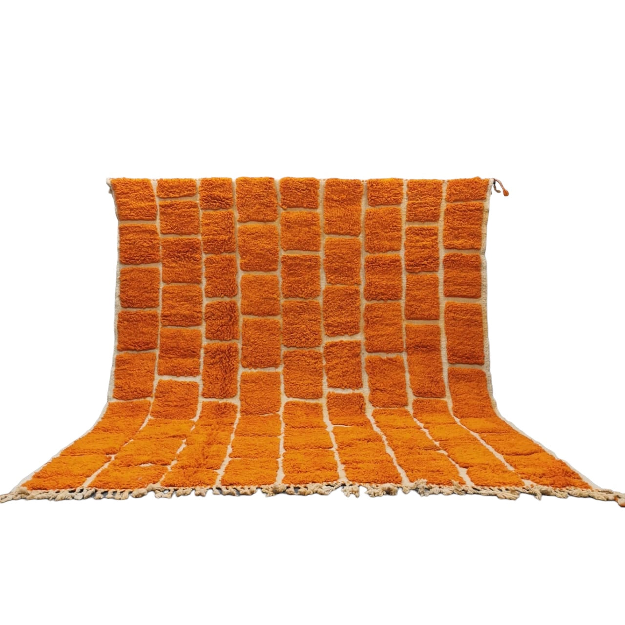 Sahara Drift Rug – High-Low Moroccan Wool in Ivory or Grey | Madouk